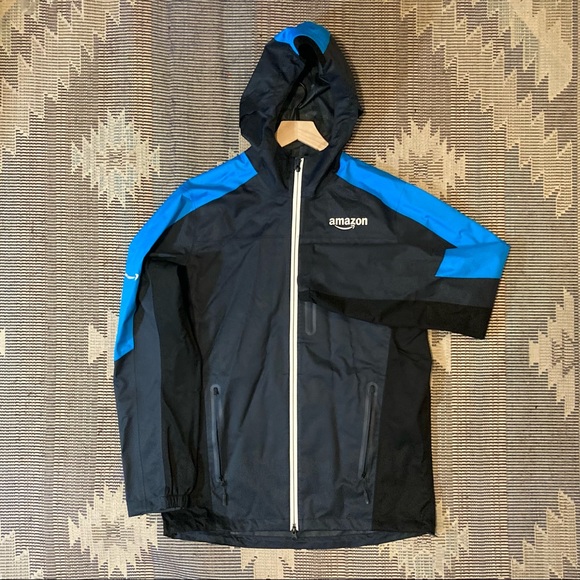 Amazon | Jackets & Coats | Amazon Prime Employee Polyester Hooded Rain ...